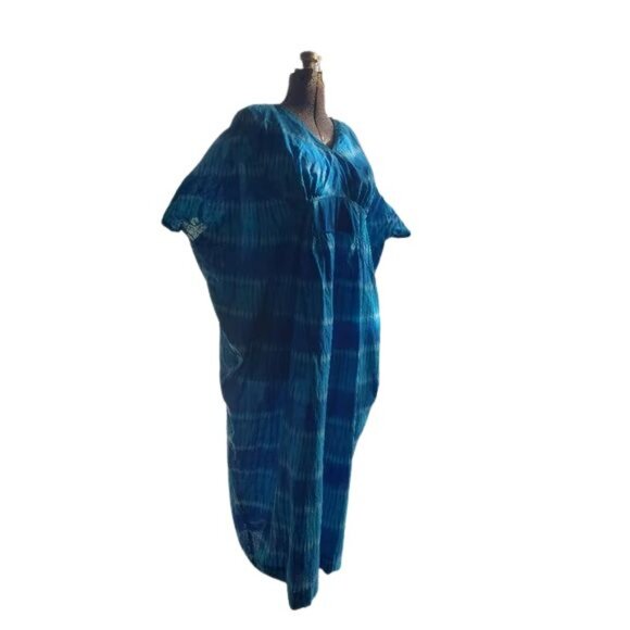 Caribelle Batik | Dresses | Caribelle Batik Blue Tiedye Os Dress | Poshmark